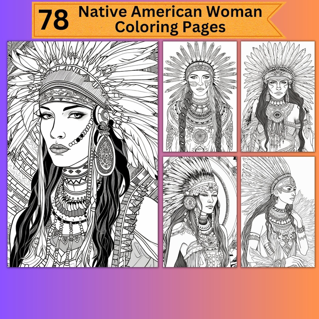 78 Native American Woman Coloring Pages | Printable Coloring Book ...