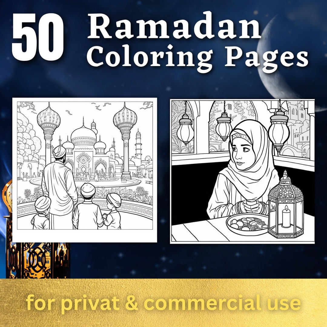 50 Ramadan Coloring Pages | Printable Coloring Book | Coloring Pages ...