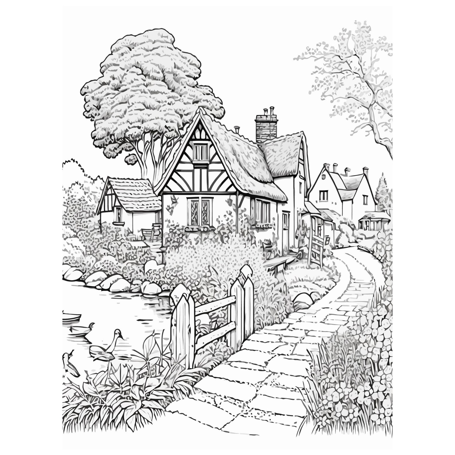 100 Village Coloring Pages Printable Coloring Book Coloring Pages for ...