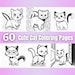 60 Cute Cats Coloring Pages Printable Coloring Book Coloring Pages for ...