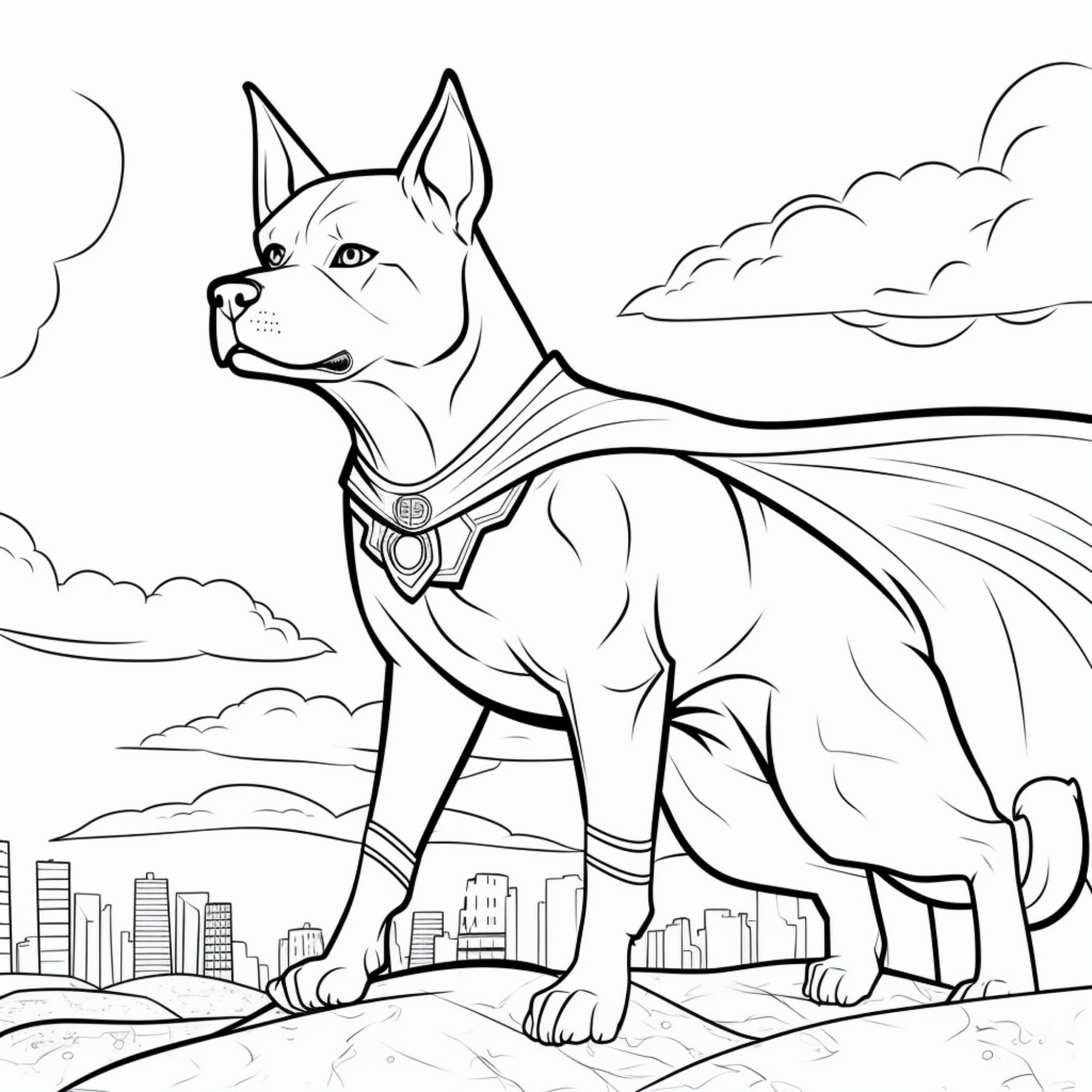 150 Hero Dogs Coloring Pages | Printable Coloring Book | Coloring Pages ...
