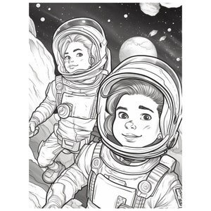 100 Space Adventure Coloring Pages | Printable Coloring Book | Coloring ...