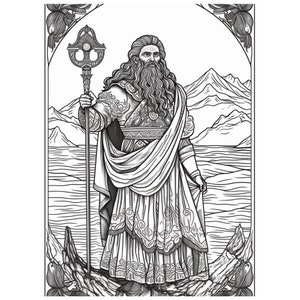 27 Greek Gods Coloring Pages | Printable Coloring Book | Fantasy ...