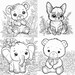 130 Baby Animal Coloring Pages | Printable Coloring Book | Cute ...