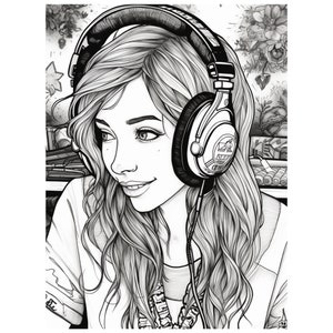 26 Gamer Girl Coloring Pages | Printable Coloring Book | Coloring Pages ...