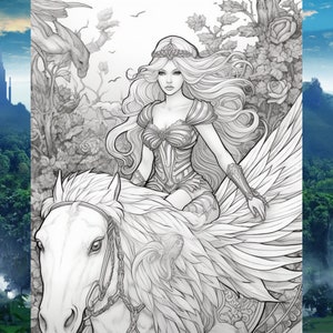 60 Fantasy Adventure Coloring Pages | Printable Coloring Book ...
