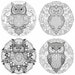 50 Owl Mandala Coloring Pages Printable Coloring Book Coloring Pages ...