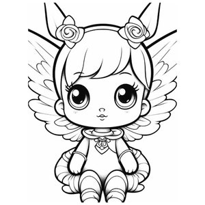 100 Little Fairy Coloring Pages Cute | Printable Coloring Book ...