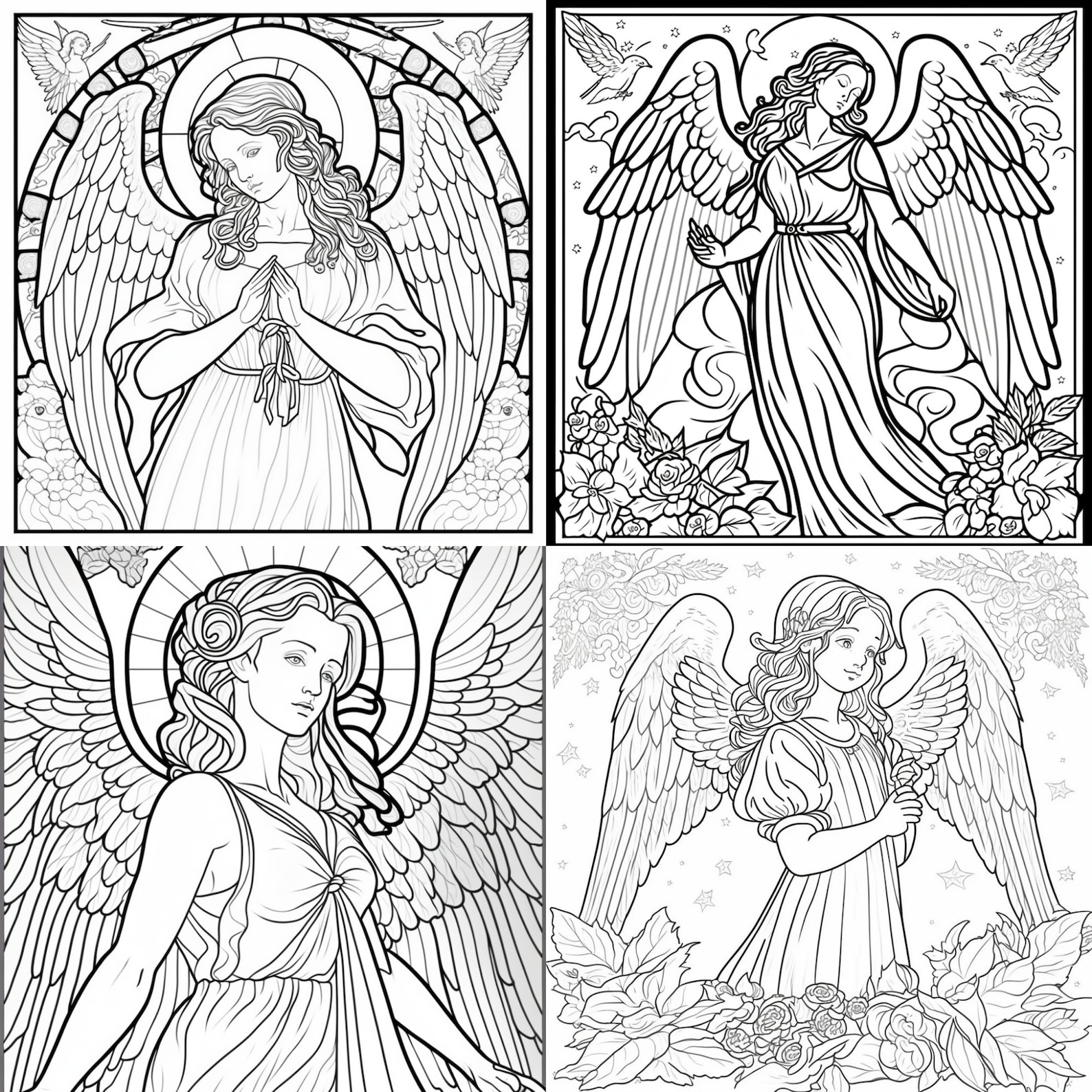 40 Angel Coloring Pages Printable Coloring Book Coloring Pages for ...