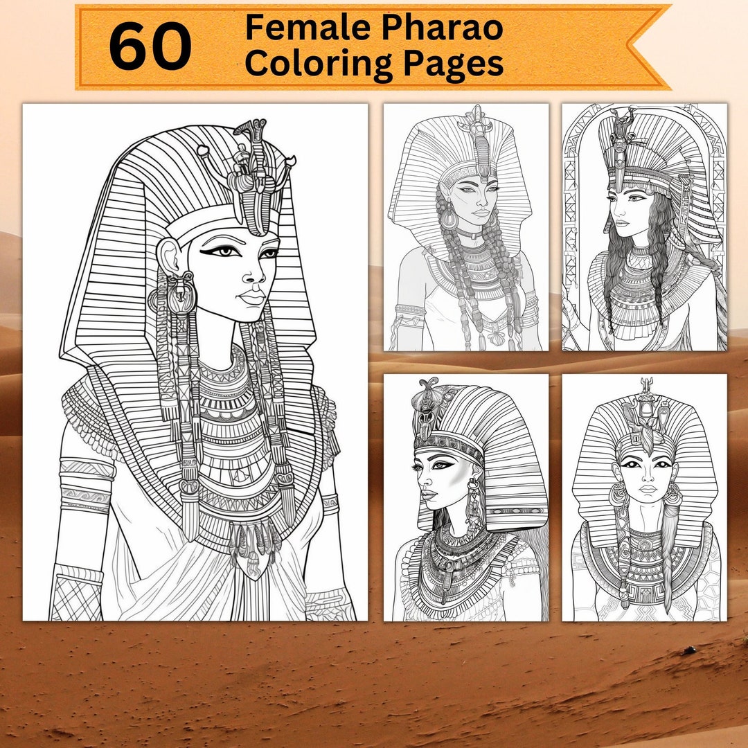 Egyptian Women Coloring Pages | Printable Coloring Book | Coloring ...