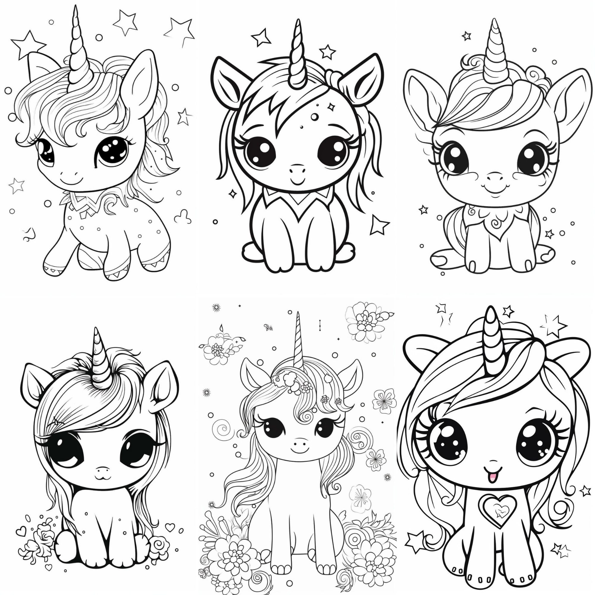 80 Cute Unicorn Coloring Pages Printable Coloring Book Coloring Pages ...