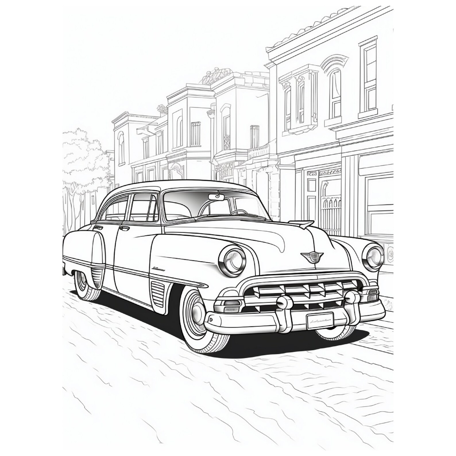 100 Car Coloring Pages | Classic Cars and Oldtimer | Printable Coloring ...