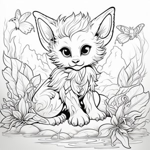 100 Fantasy Animals Coloring Pages | Printable Coloring Book | Coloring ...