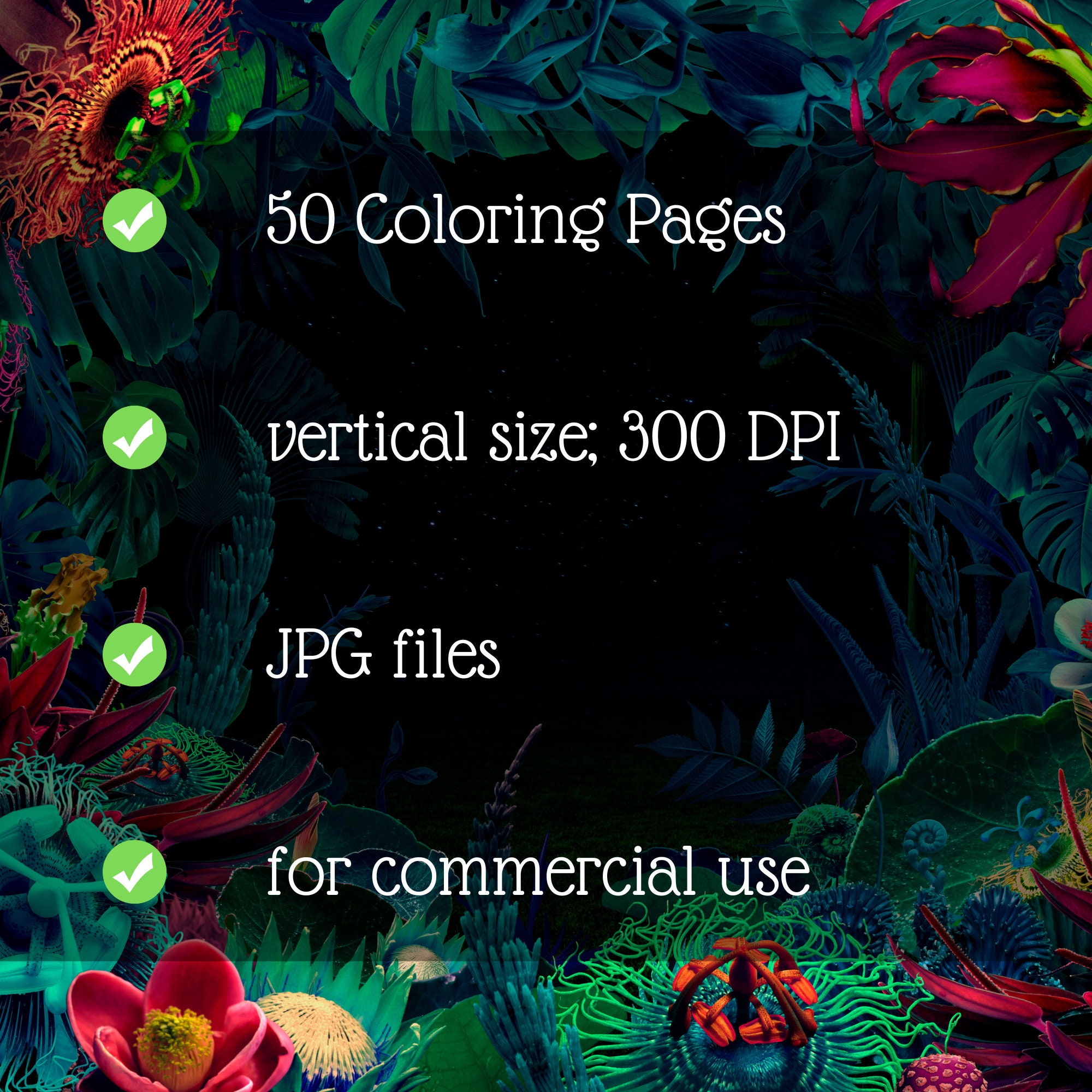 50 Jungle Adventure Coloring Pages Printable Coloring Book Coloring ...