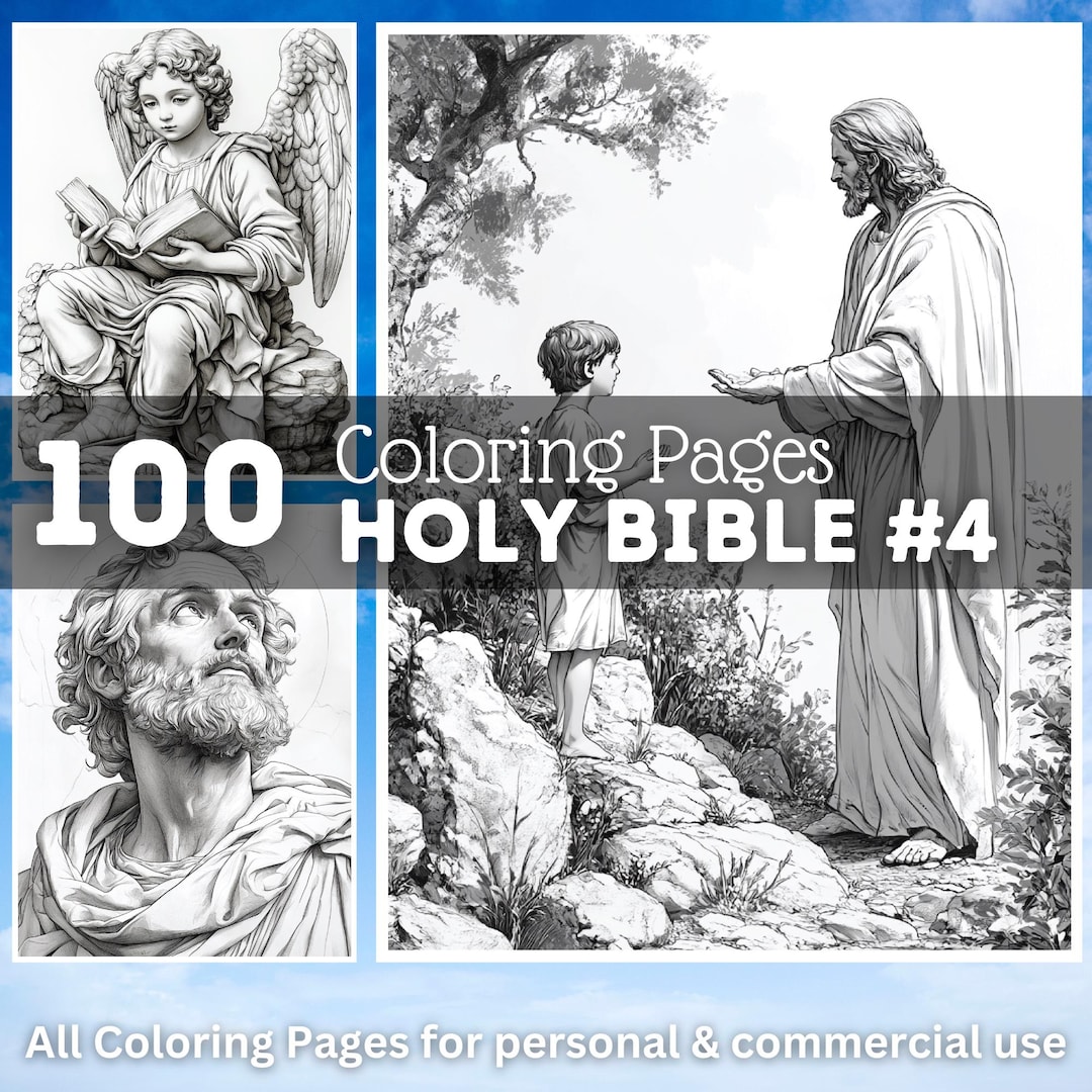 100 Bible Jesus Coloring Pages | Printable Coloring Book | Coloring ...