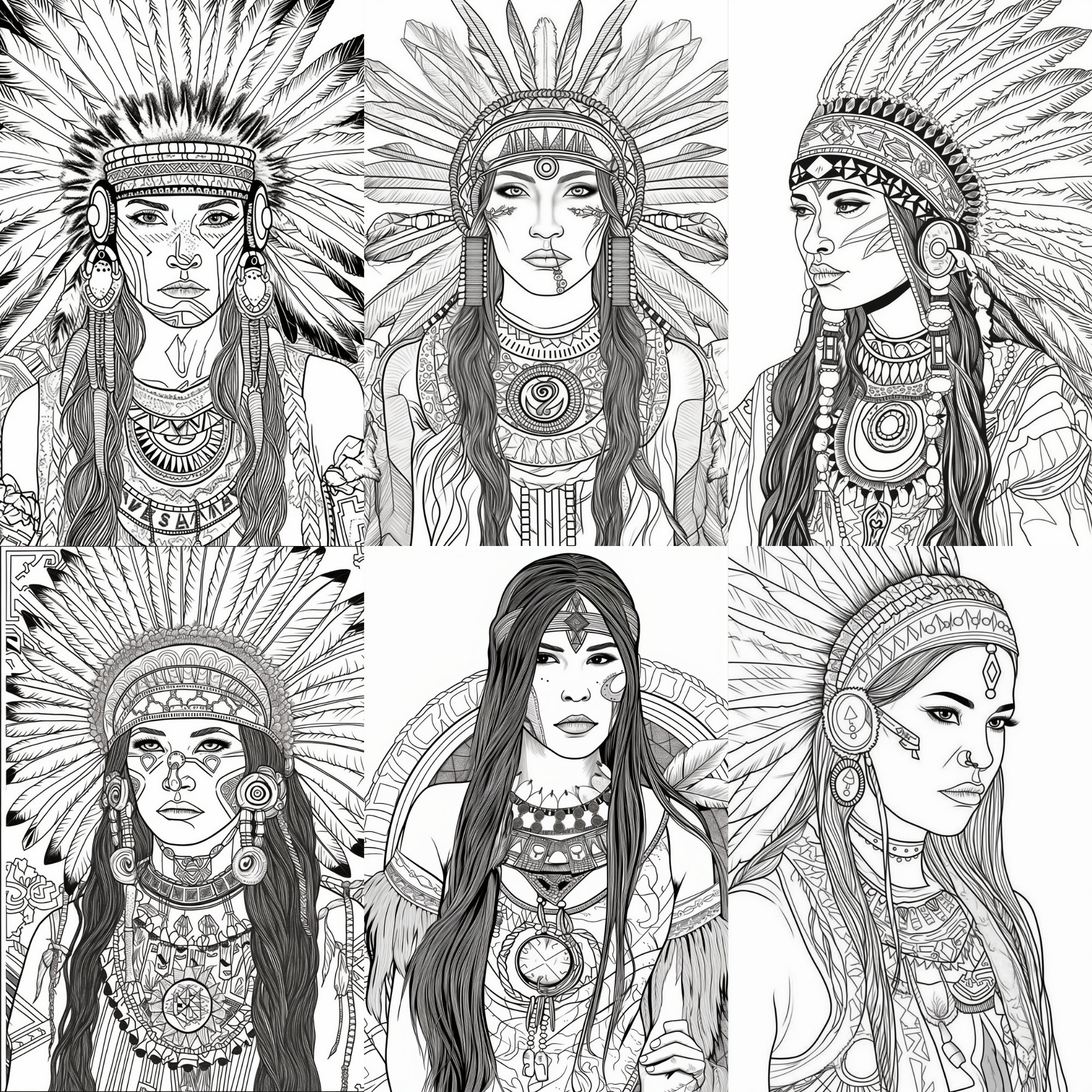 78 Native American Woman Coloring Pages | Printable Coloring Book ...