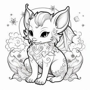 100 Fantasy Animals Coloring Pages | Printable Coloring Book | Coloring ...