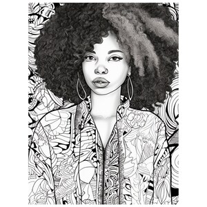 30 Beautiful Black Woman Coloring Pages Printable Coloring Book POC ...