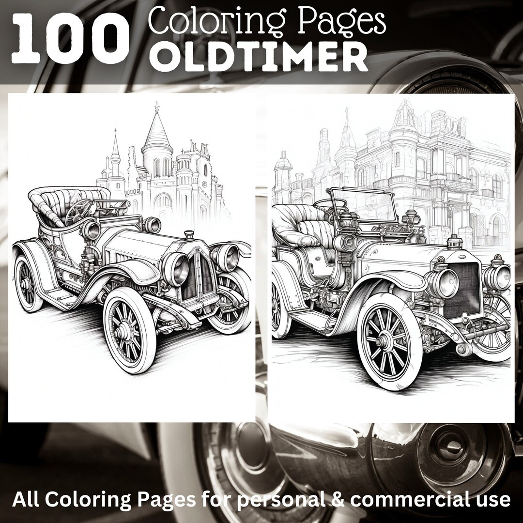 100 Oldtimer Coloring Pages | Classic Cars Images | Printable Coloring ...