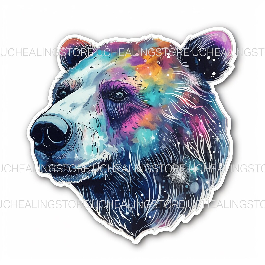 Cosmic Bear Sticker PNG - Instant Digital Download - Vector Image ...