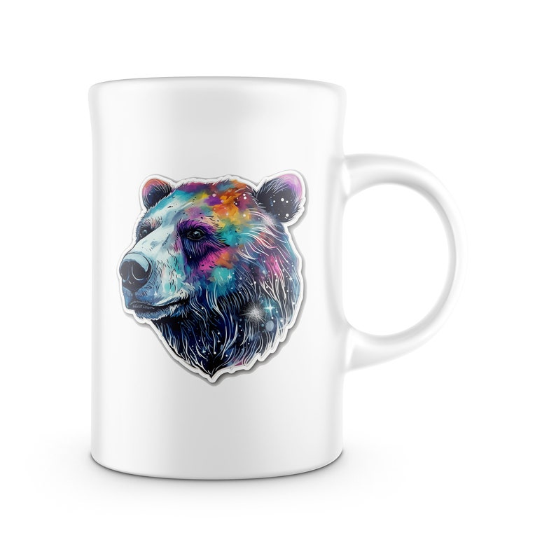 Cosmic Bear Sticker PNG - Instant Digital Download - Vector Image ...