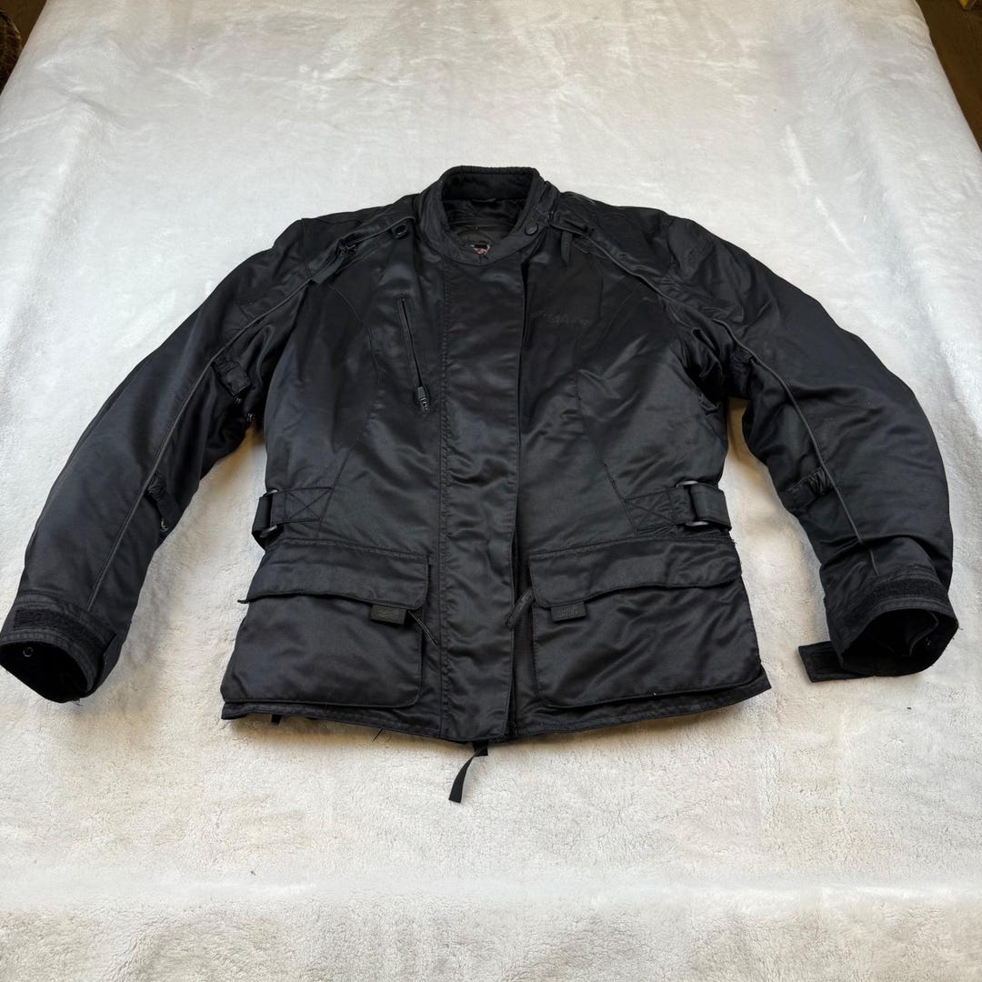 Tour Master Trinity Series 2 Jacket Womens Black Motorcycle Riding Size ...