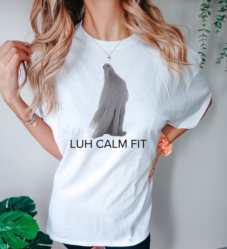 Opium Bird Meme Tee Luh Calm Fit Tiktok White Bird Funny - Etsy