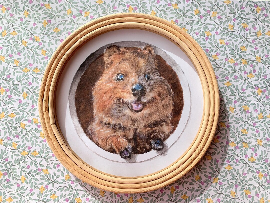 Quokka Watercolor Painting: Australian Animal Art (digital Download) - Etsy