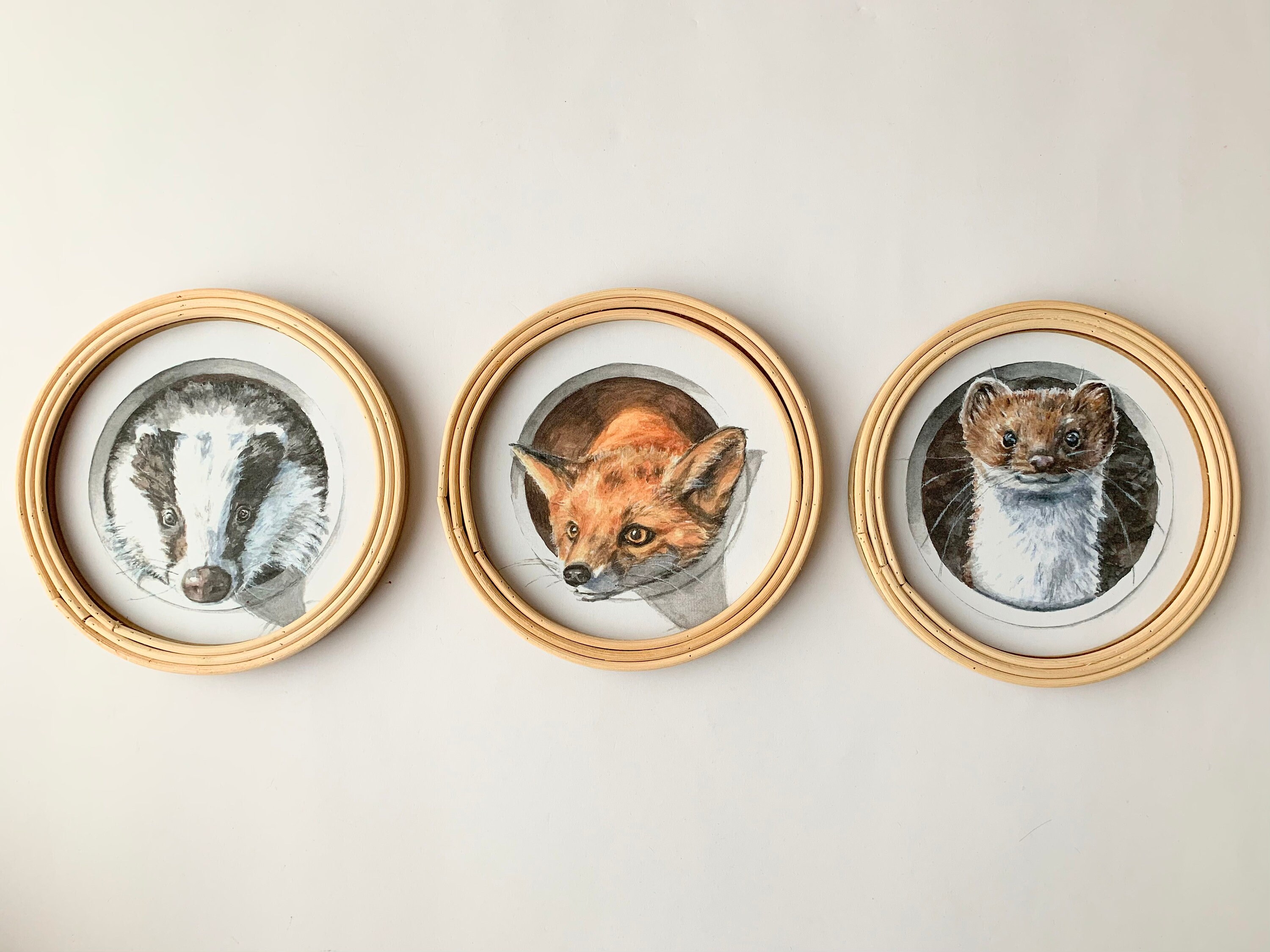 Cottagecore Woodland Animals Art Download Set of 3 Warm and - Etsy