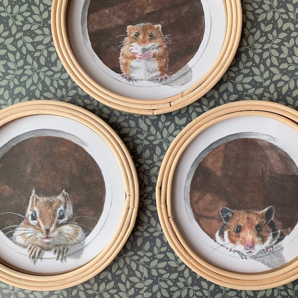 Cottage Animal Art - Etsy