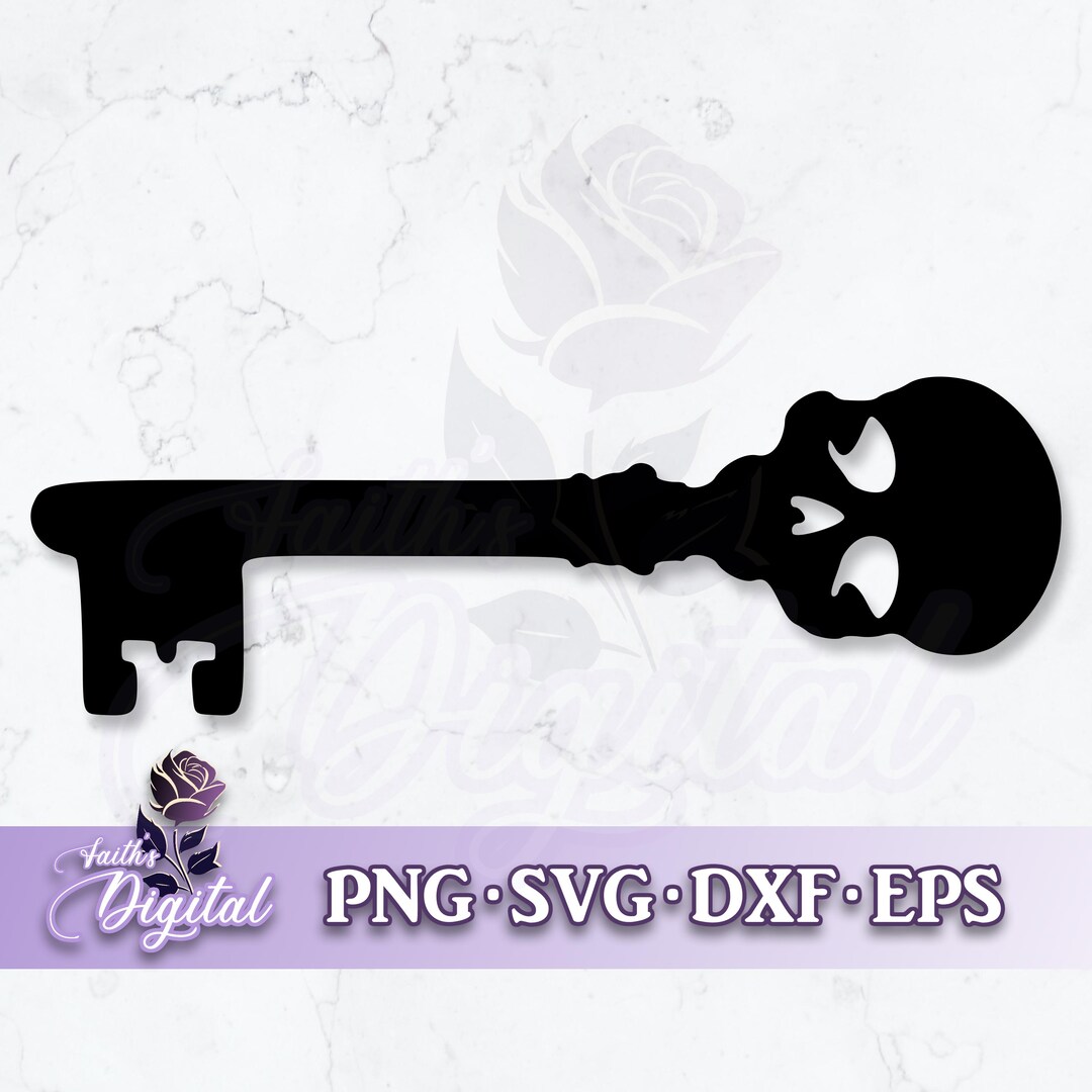 Skeleton Key - Instant Download! Craft With Ease: Svg, Png, Dxf, & Eps ...
