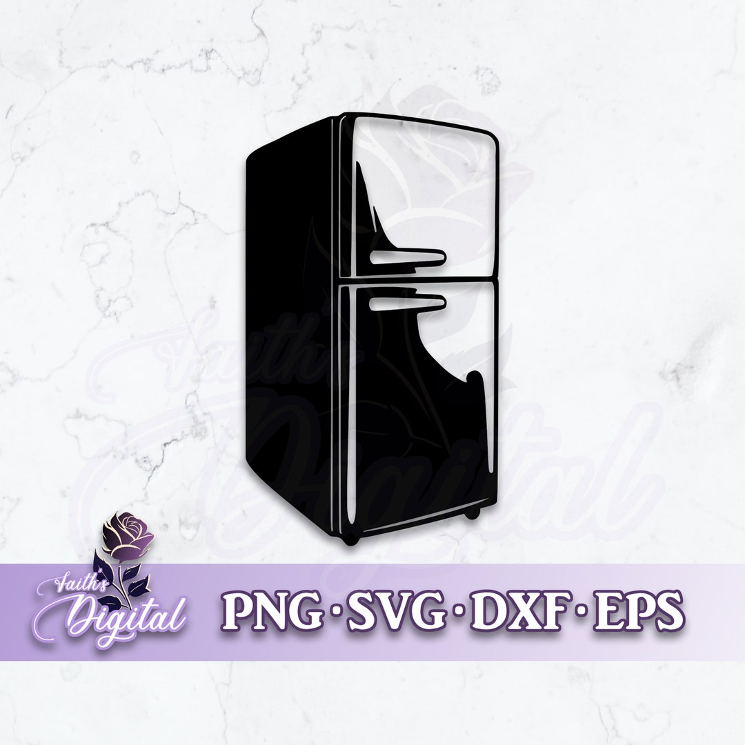 Fridge - Instant Download! Craft With Ease: Svg, Png, Dxf, & Eps Files ...