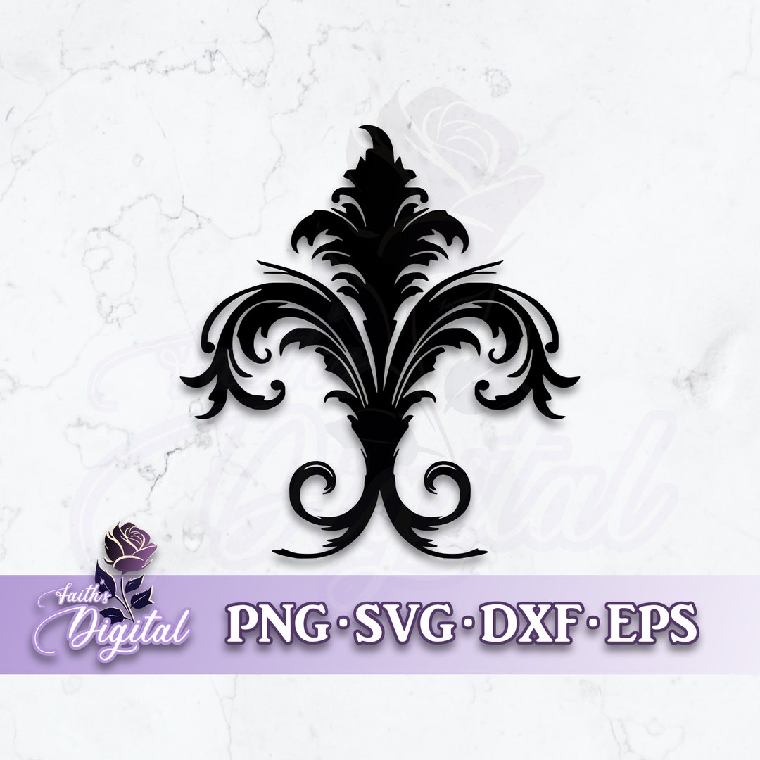 Baroque Design Instant Download Craft With Ease: Svg, Png, Dxf, & Eps ...