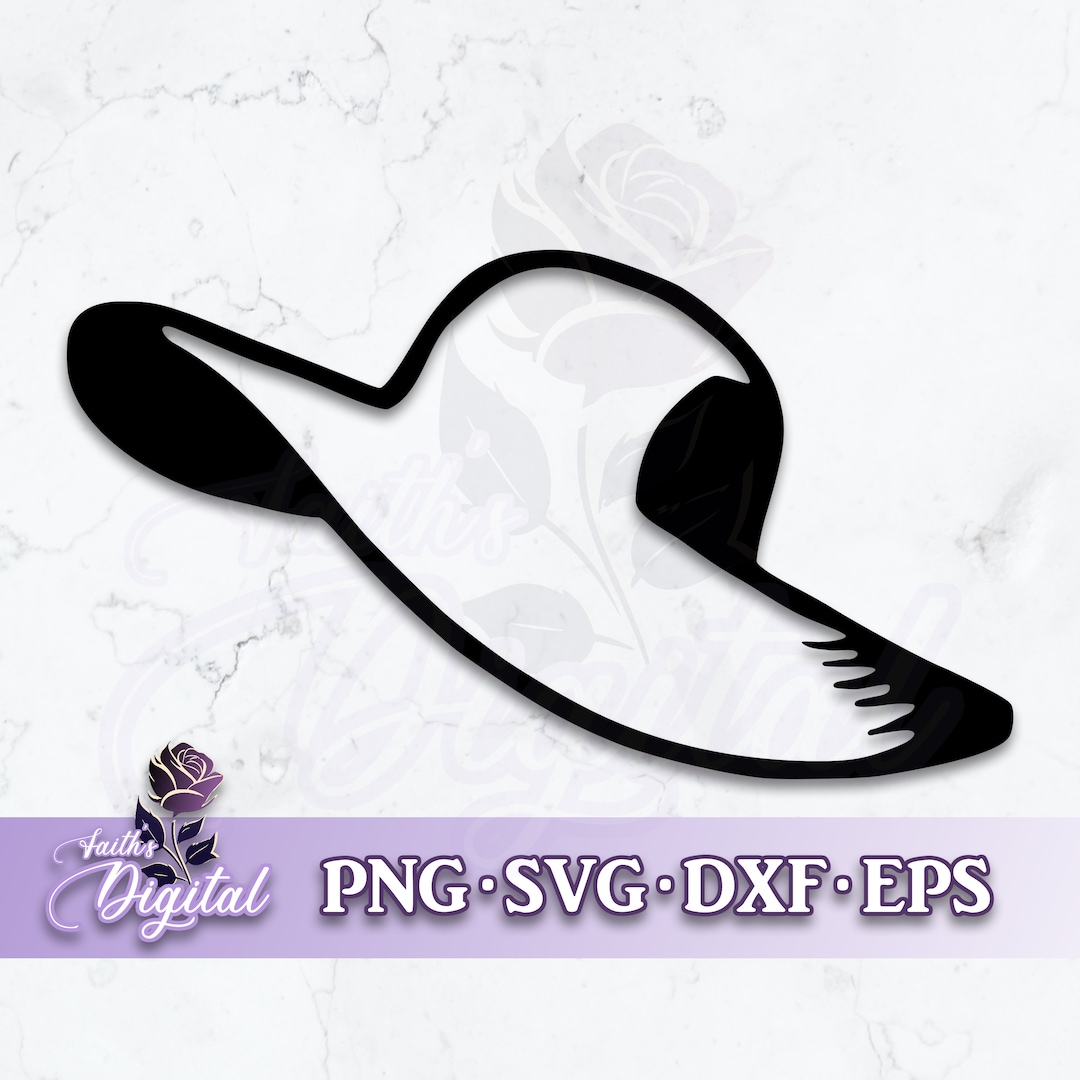 Sun Hat - Instant Download! Craft With Ease: Svg, Png, Dxf, & Eps Files ...