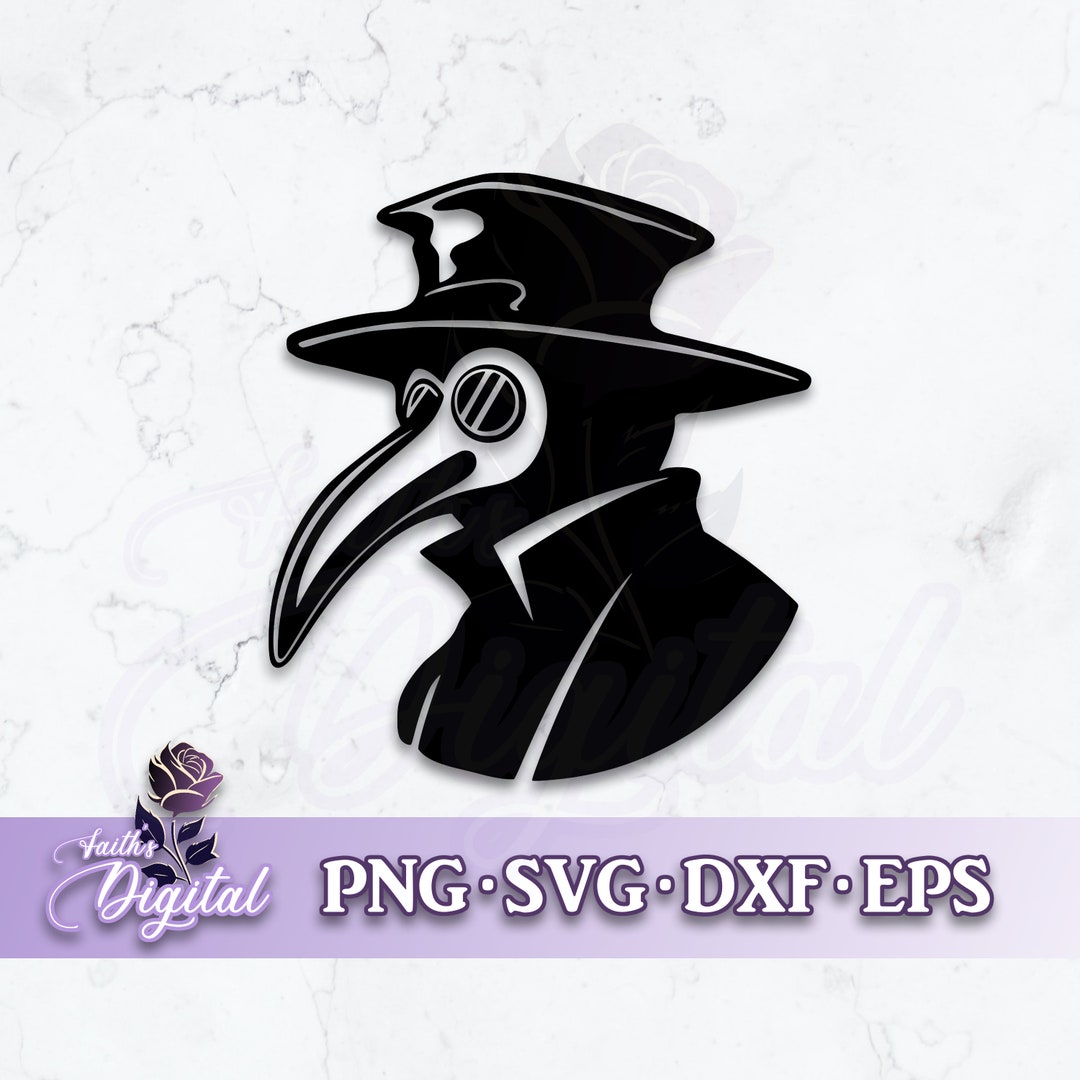Plague Doctor - Instant Download! Craft With Ease: Svg, Png, Dxf, & Eps ...
