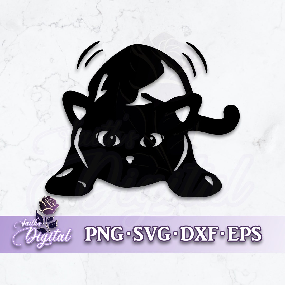Pouncing Cat SVG Instant Download Craft With Ease: Svg, Png, Dxf, & Eps ...