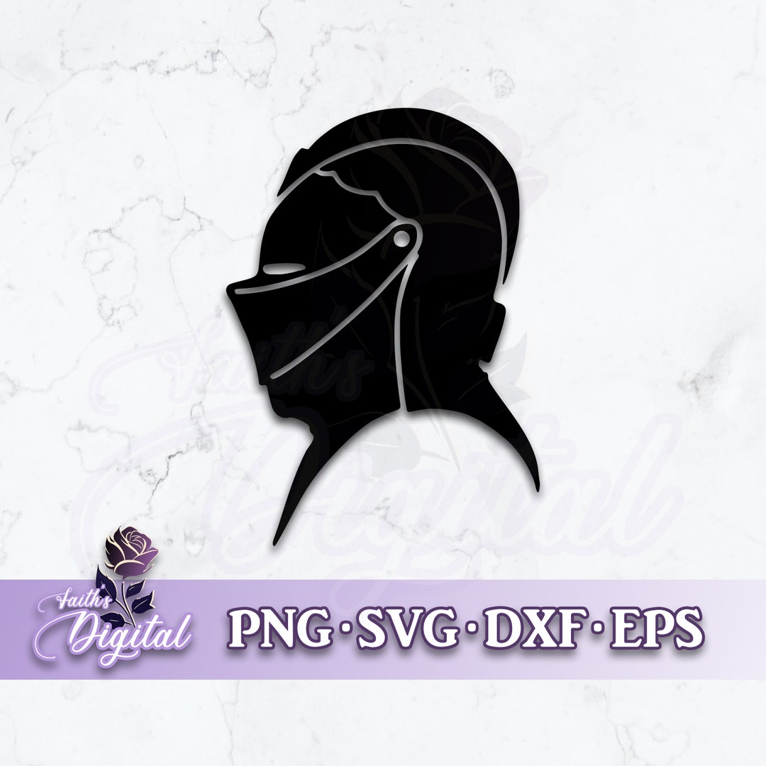 Knight Helmet - Instant Download! Craft With Ease: Svg, Png, Dxf, & Eps ...
