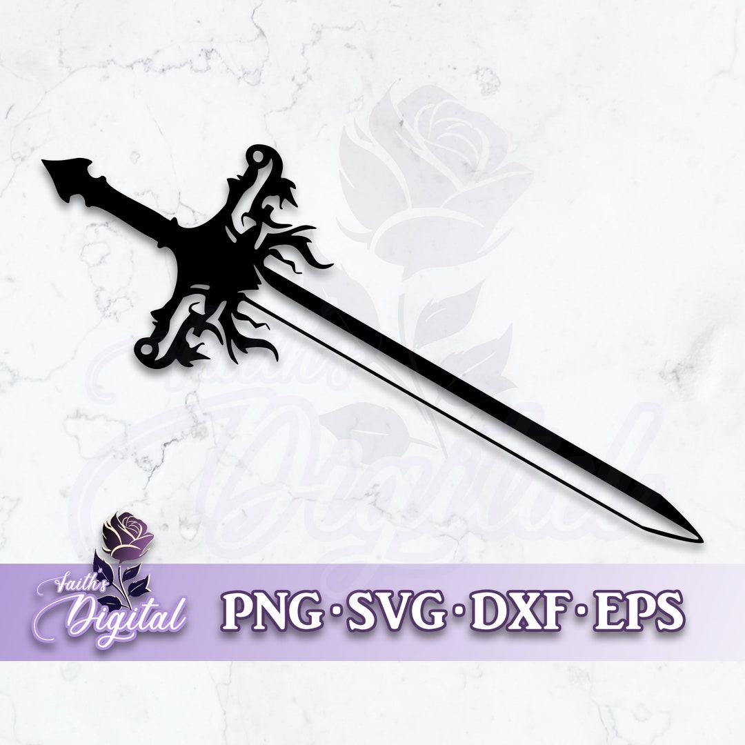 Sword Instant Digital Download Svg, Png, Dxf, & Eps Files - Etsy