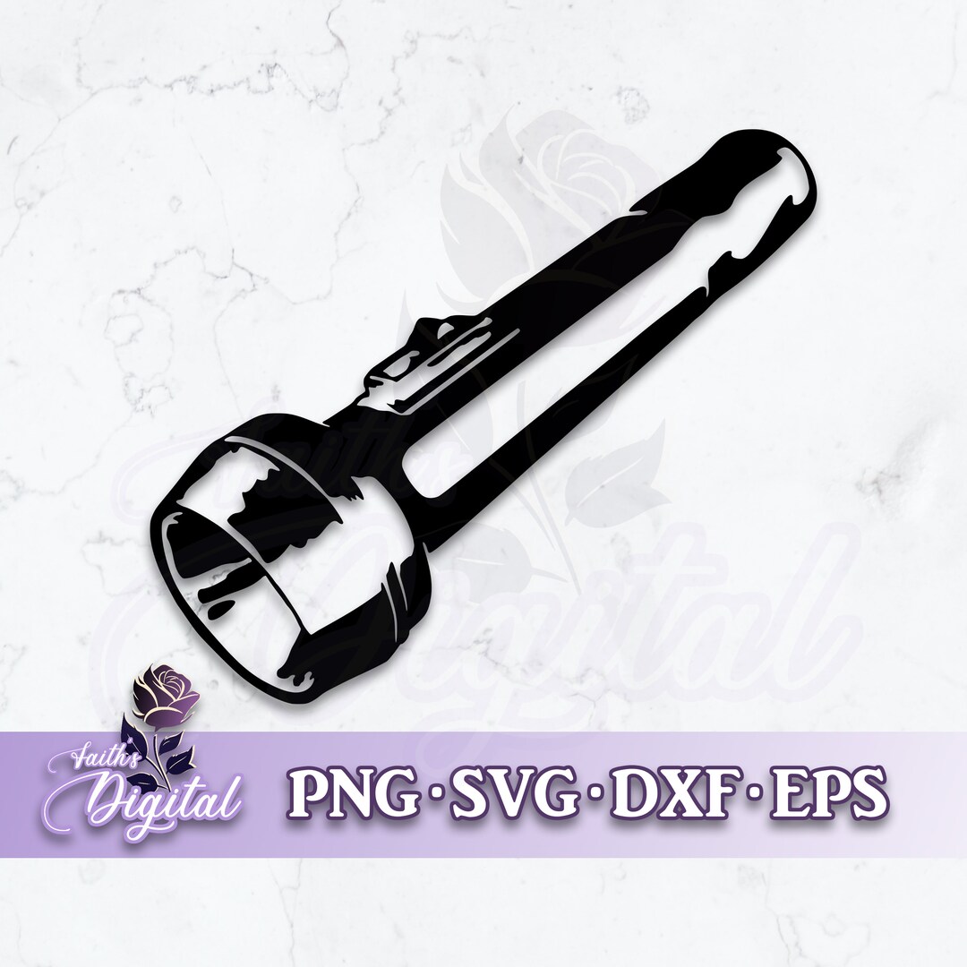 Flashlight - Instant Download! Craft With Ease: Svg, Png, Dxf, & Eps ...