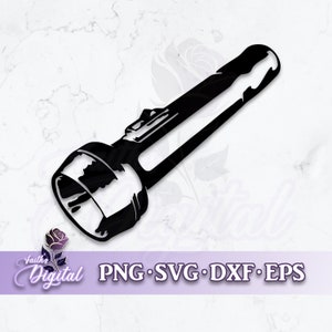 Flashlight - Instant Download! Craft With Ease: Svg, Png, Dxf, & Eps ...