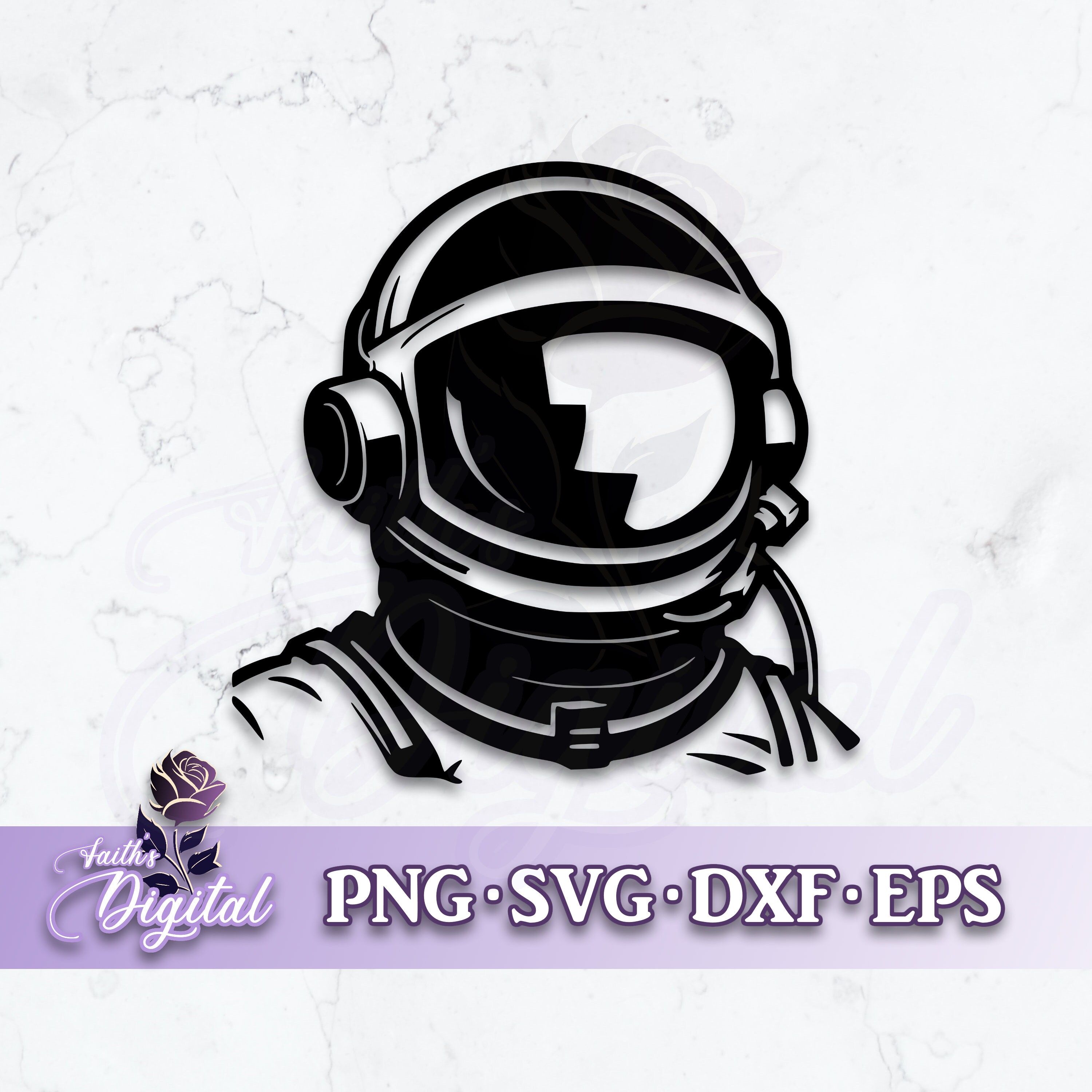 Astronaut Instant Digital Download Svg Png Dxf & Eps - Etsy