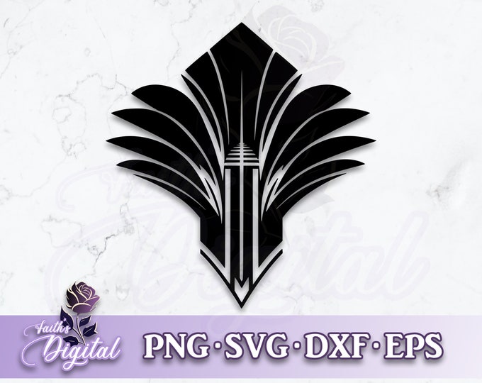 24 SVG, PNG (gold & Black), EPS - Art Deco, Roaring 20's, Great Gatsby ...