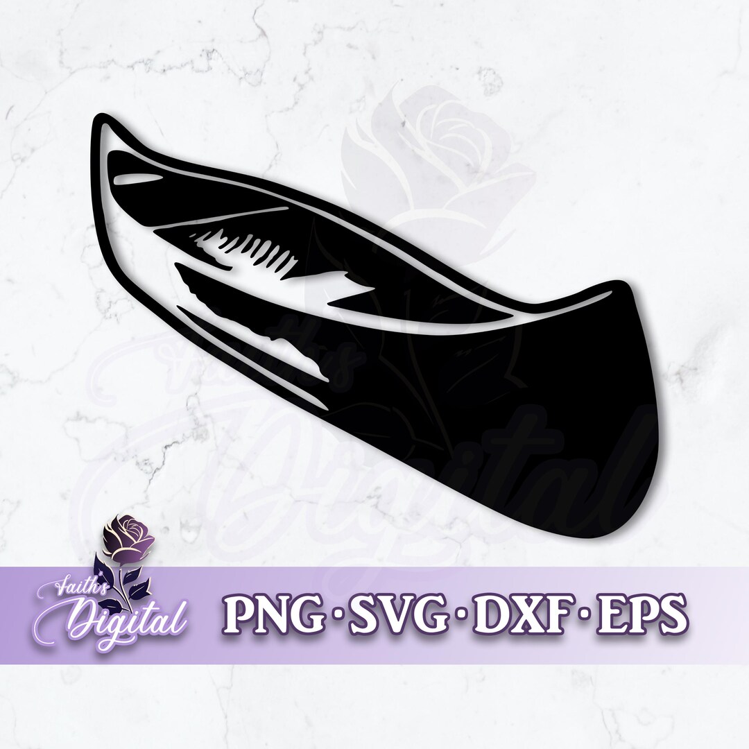 Canoe - Instant Download! Craft With Ease: Svg, Png, Dxf, & Eps Files ...