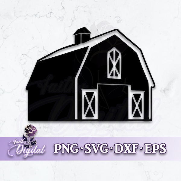 Barn Dxf - Etsy
