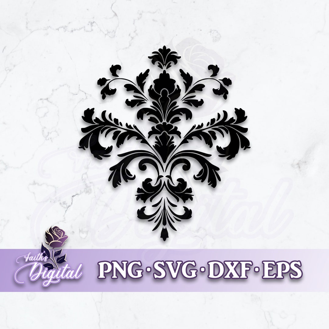 Baroque Design - Instant Download! Craft With Ease: Svg, Png, Dxf ...
