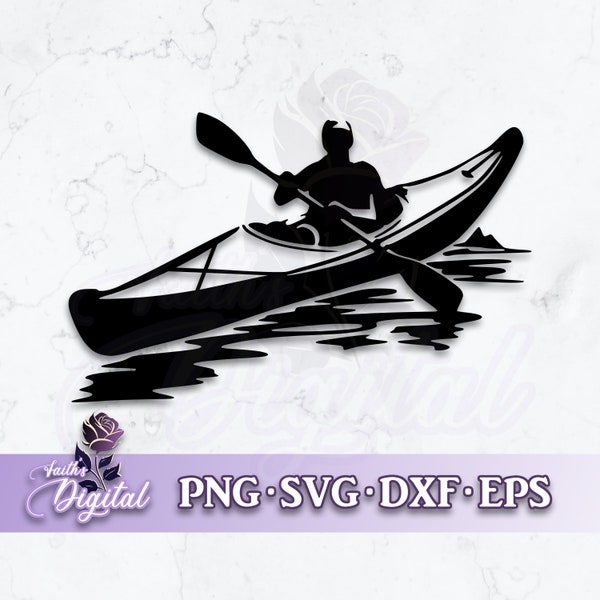 Kayak Svg - Etsy