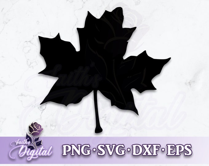 Maple Leaf SVG 3 Maple Leaf DXF, Maple Leaf PNG, Maple Leaf Clipart ...