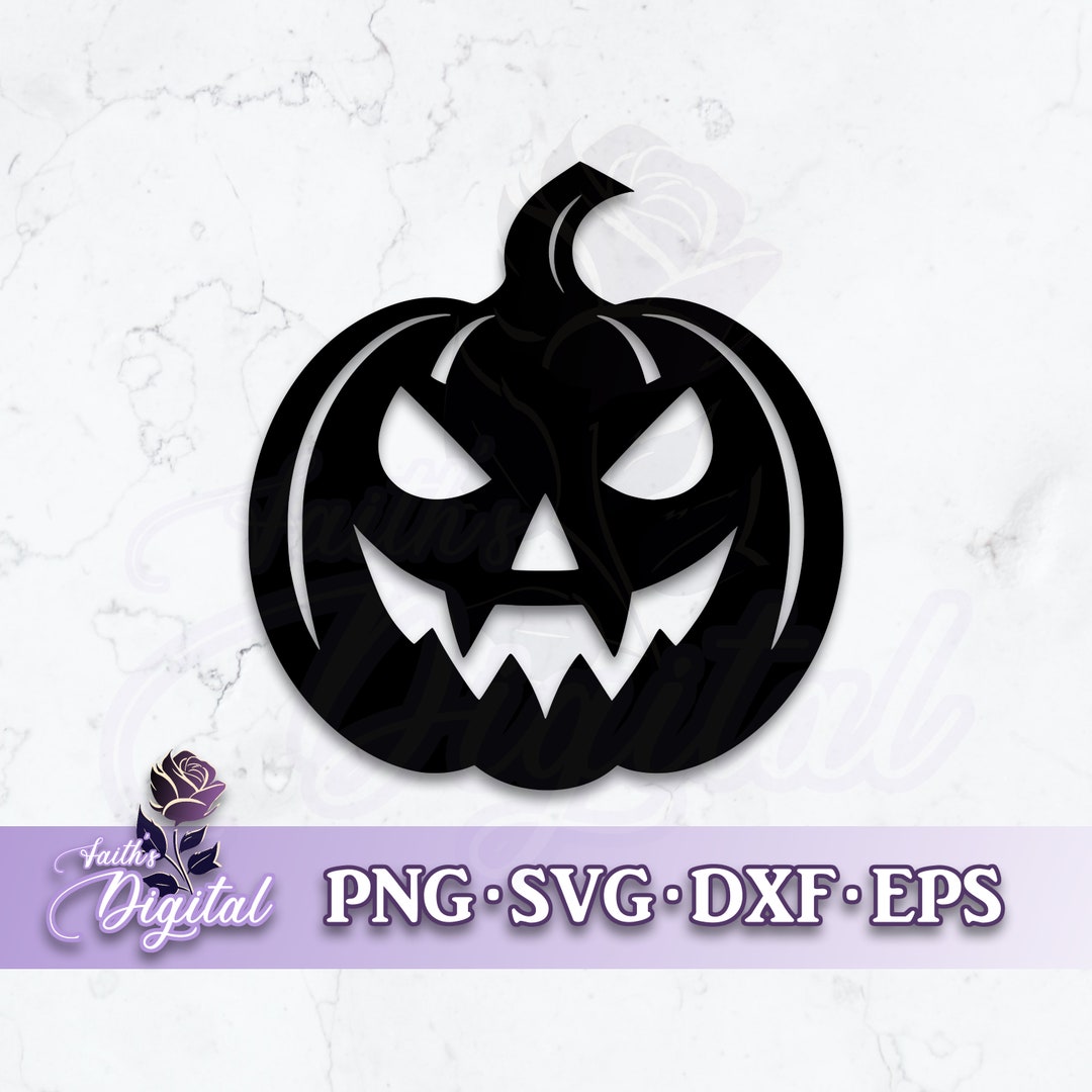 Jack-o-lantern - Instant Download! Craft With Ease: Svg, Png, Dxf ...
