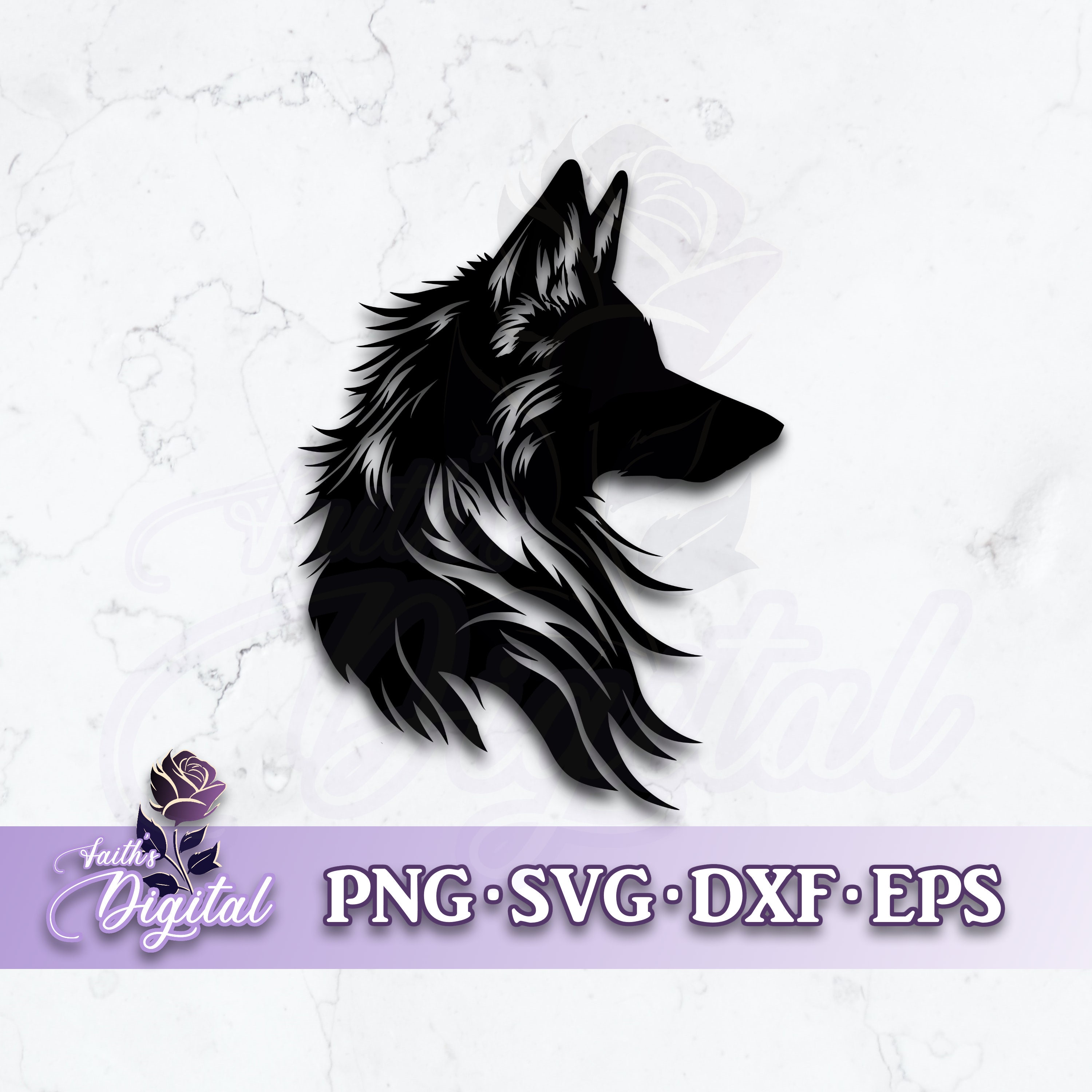 Wolf Instant Digital Download Svg, Png, Dxf, & Eps Files - Etsy
