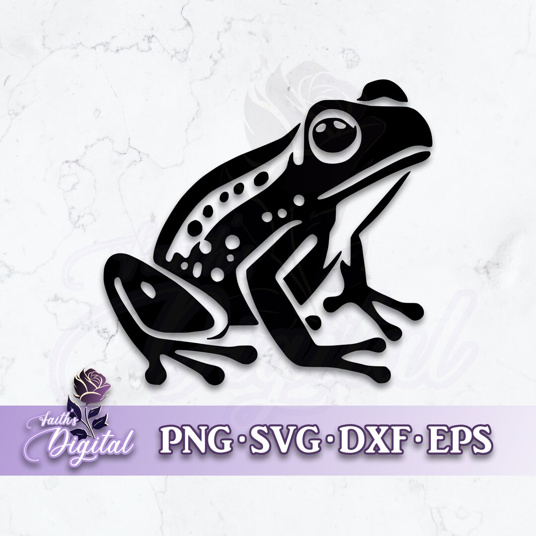 Frog - Instant Download! Craft With Ease: Svg, Png, Dxf, & Eps Files ...